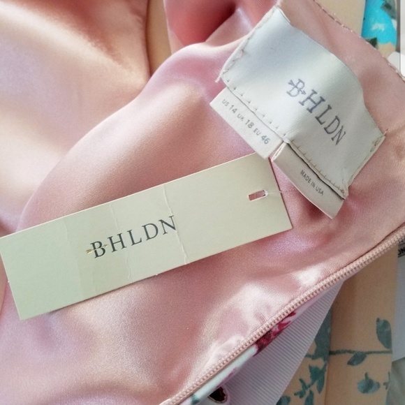 BHLDN | Dresses | New Bhldn Floral Satin A Line Maxi Dress | Poshmark